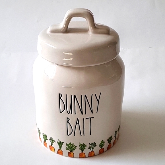 Rae Dunn | Accessories | Rae Dunn Bunny Bite Canister Easter | Poshmark